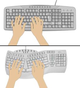 What are Split keyboards, and what are their advantages & disadvantages ...